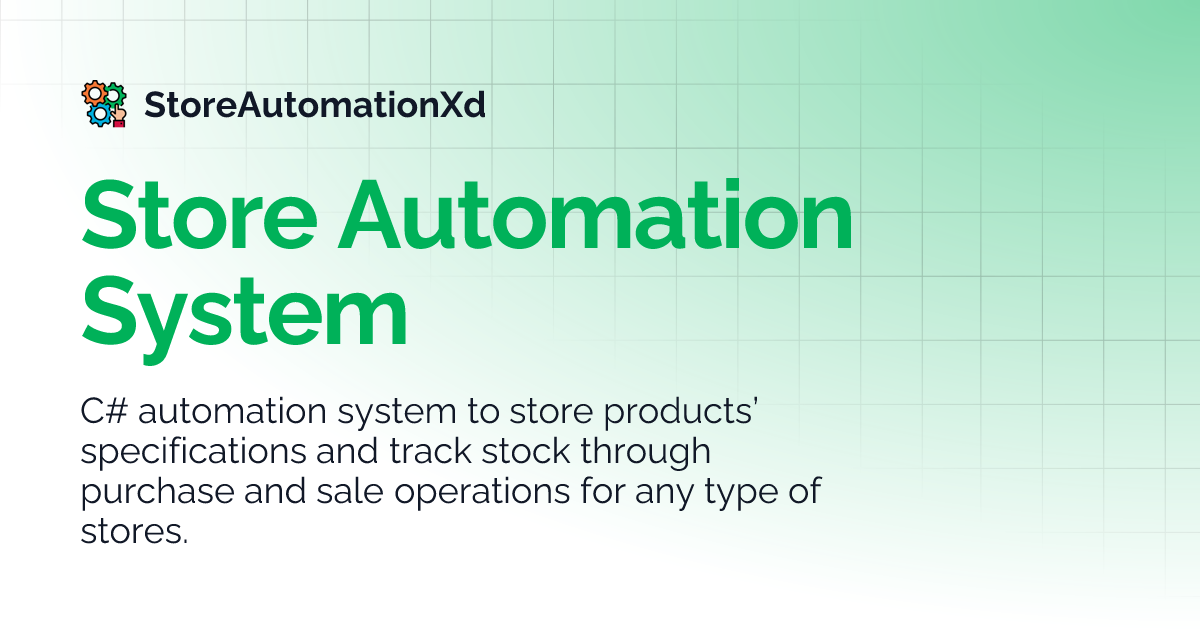 Store Automation System | StoreAutomationXd